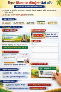 Bihar Farmer ID Registration 2026 Online Apply – Kisan Card, Status ...